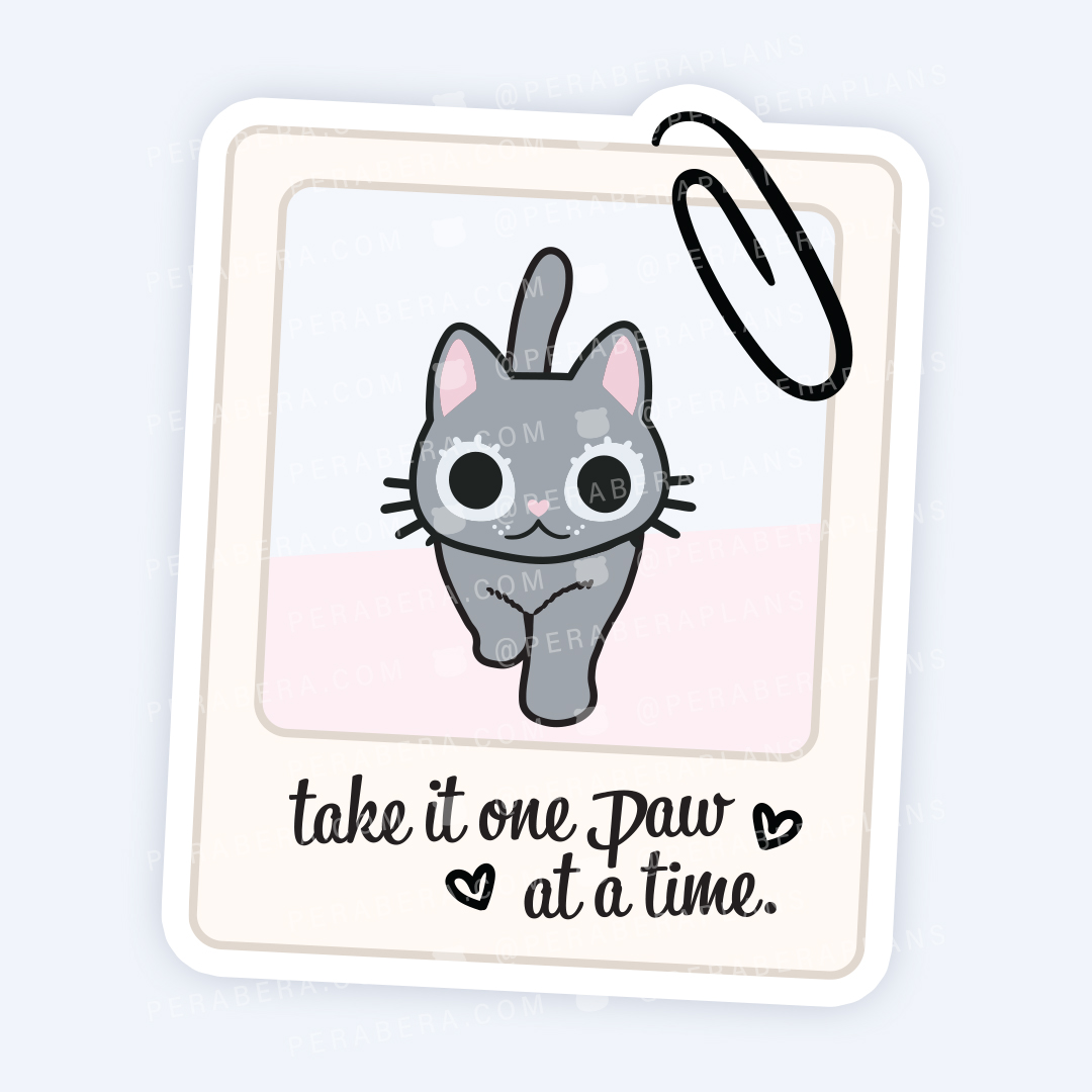 Die Cut: Single Large Stickers – Cute Instant Photo Alli Positive ...